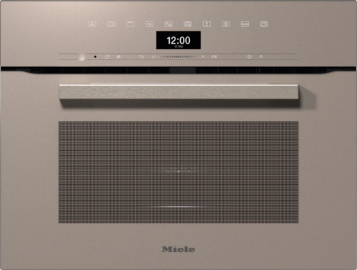 Miele H 7440 BM Pearl Beige Built-in Combi oven with Microwave 45cm 43l ...